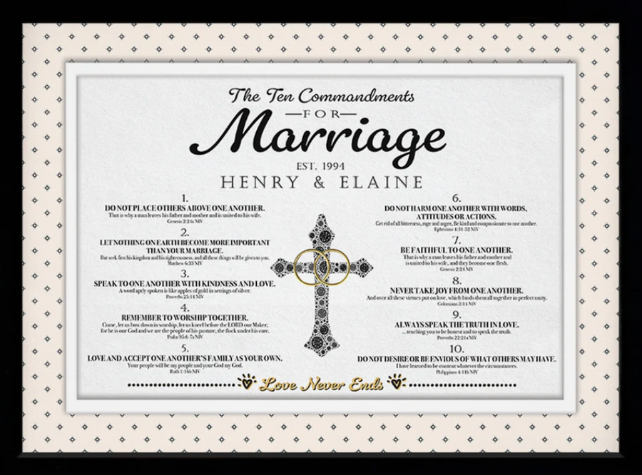 The Ten Commandments for Marriage – ArtsyOlive
